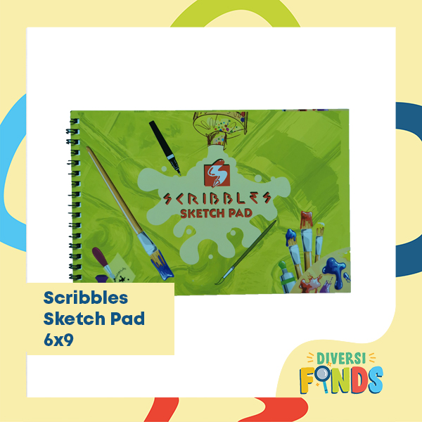 Scribbles Sketch Pad or Drawing Pad - 6 x 9 or 9 x 12 inches - 20sheets ...