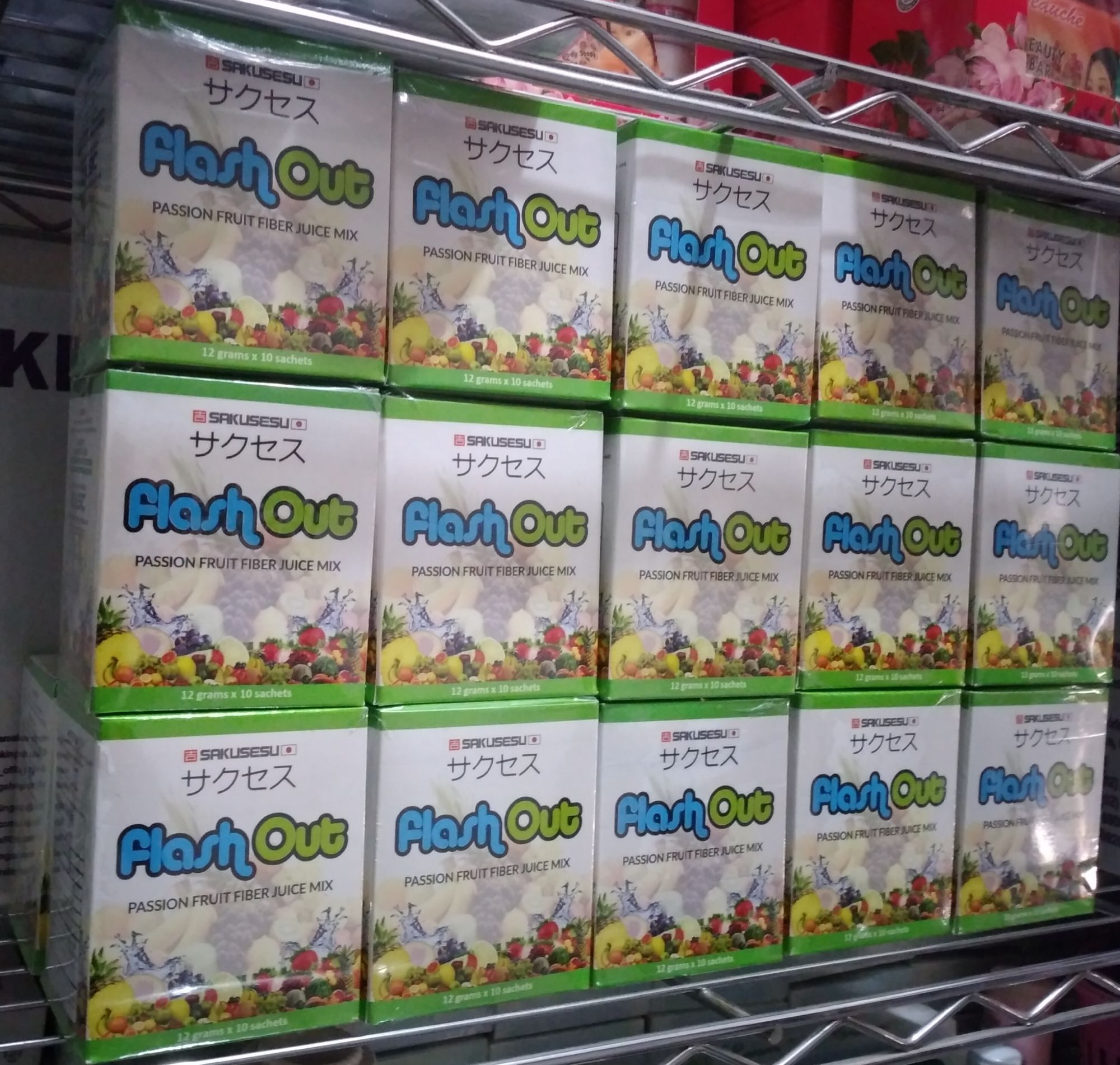 Flash Out (Passion Fruit Fiber Juice Mix) - 10 Sachets in 1 Box | Lazada PH