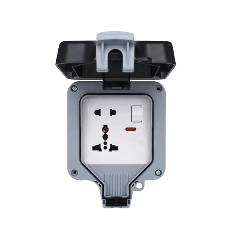 VLS Outdoor Waterproof Sockets IP66 Outdoor Socket Outlet Waterproof Surface Mount Rainproof ...