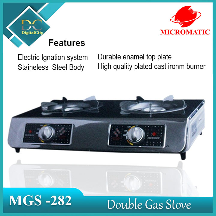 DIGITAL Micromatic Double Burner Stove MGS-282 | Lazada PH