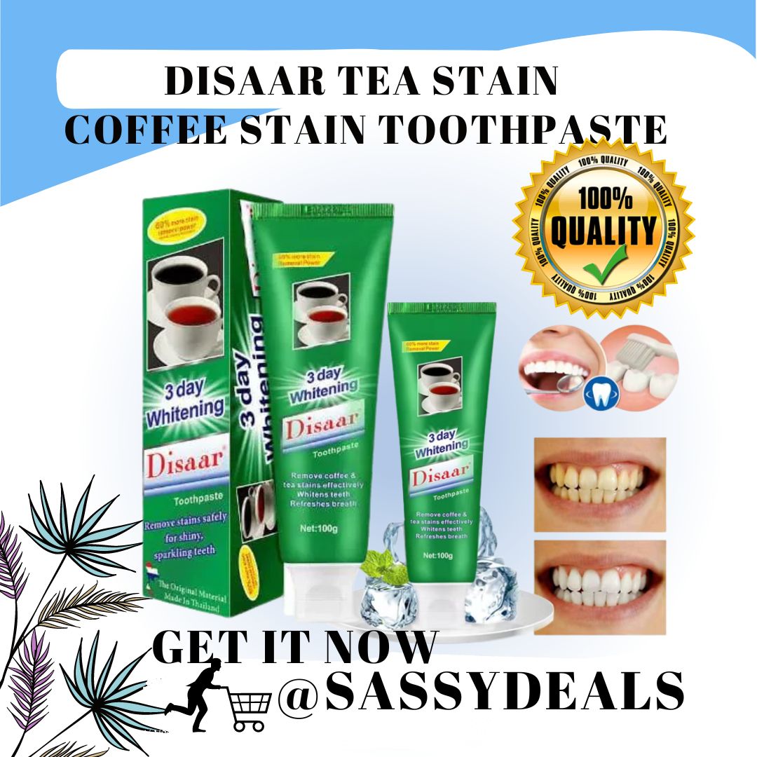 Disaar Tea Stain Coffee Stain Toothpaste 3Days Whitening Anti ...