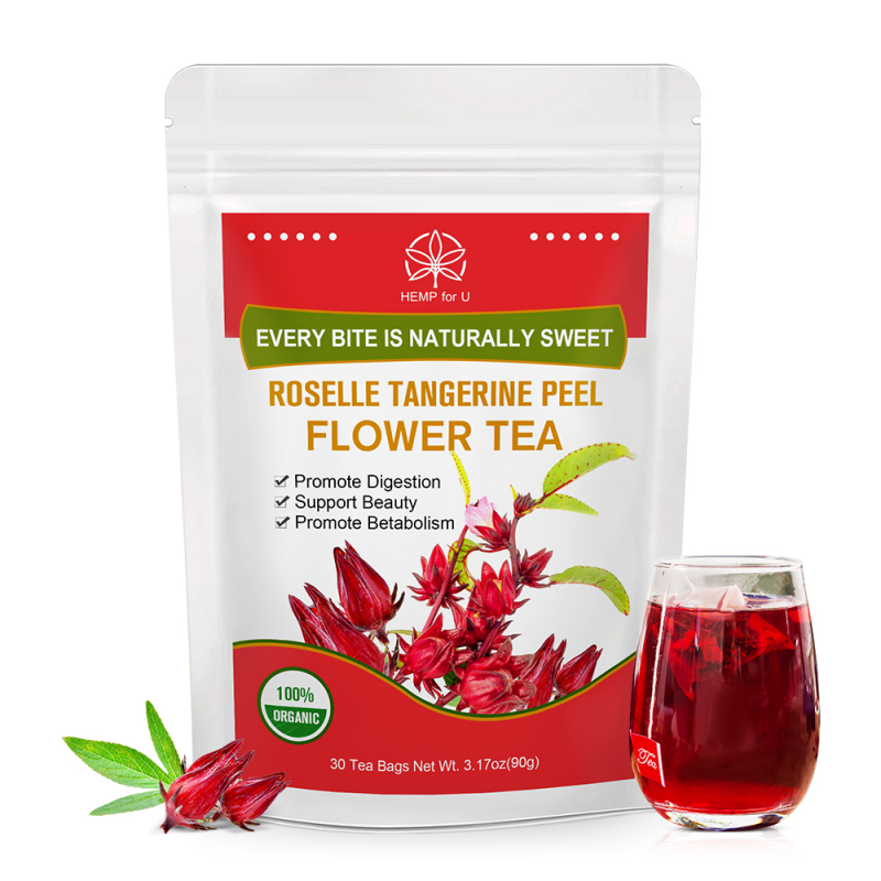 Natural Flower Tea Organic High Quality Roselle Tea Roselle Beauty Health Slimming Tightening ...