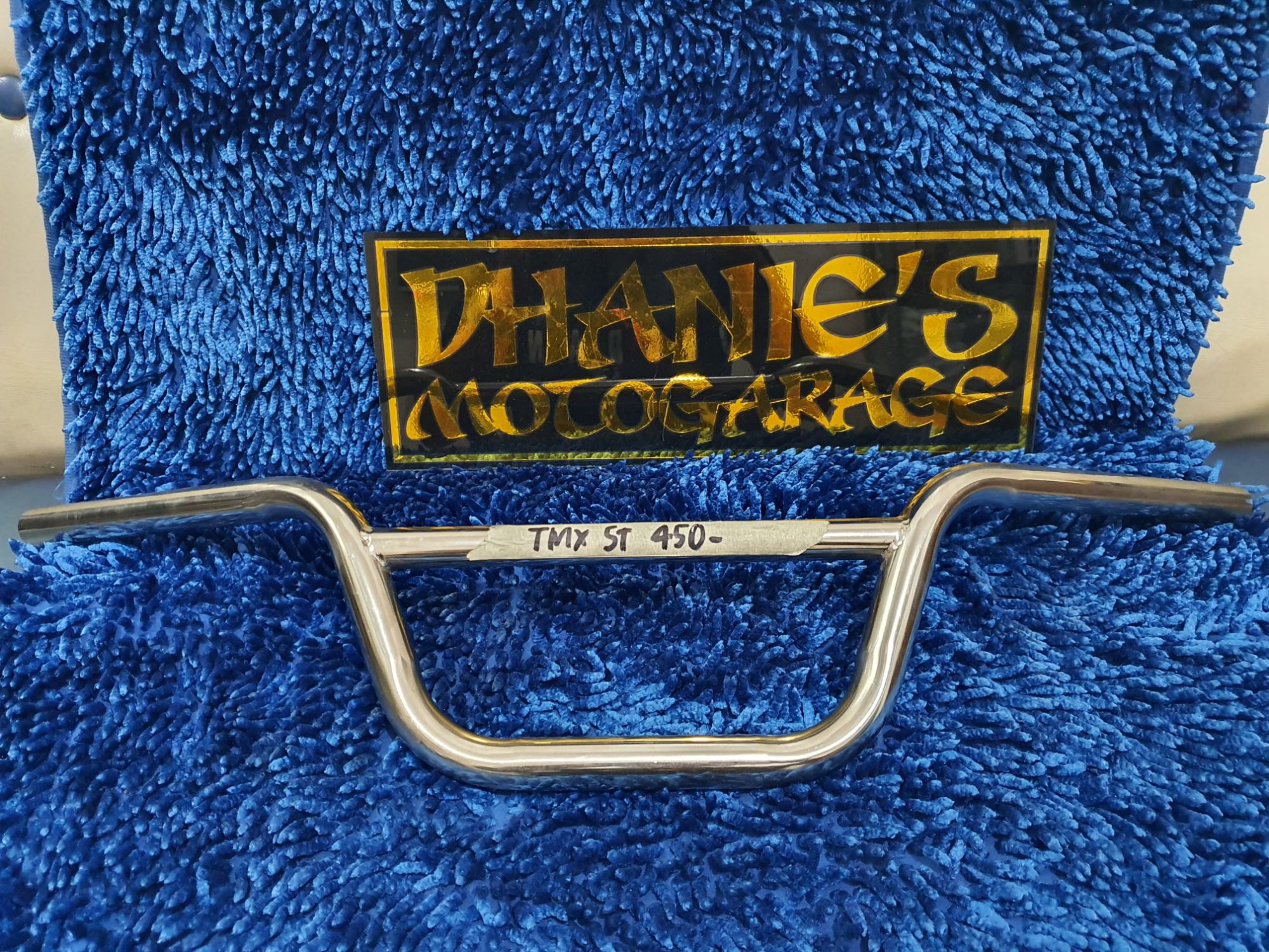 Custom Made Stainless Steel Motorcycle Handlebars / Manibela - Honda ...