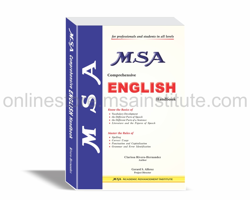 MSA Comprehensive English Handbook (Authentic / Brand New) | Lazada PH