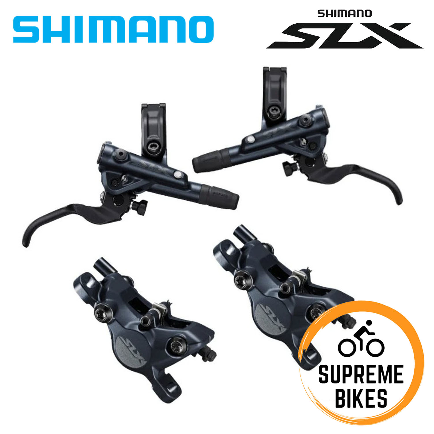 Shimano SLX M7100 Disc Brake Set Assembly J-Kit Hydraulic Front and ...