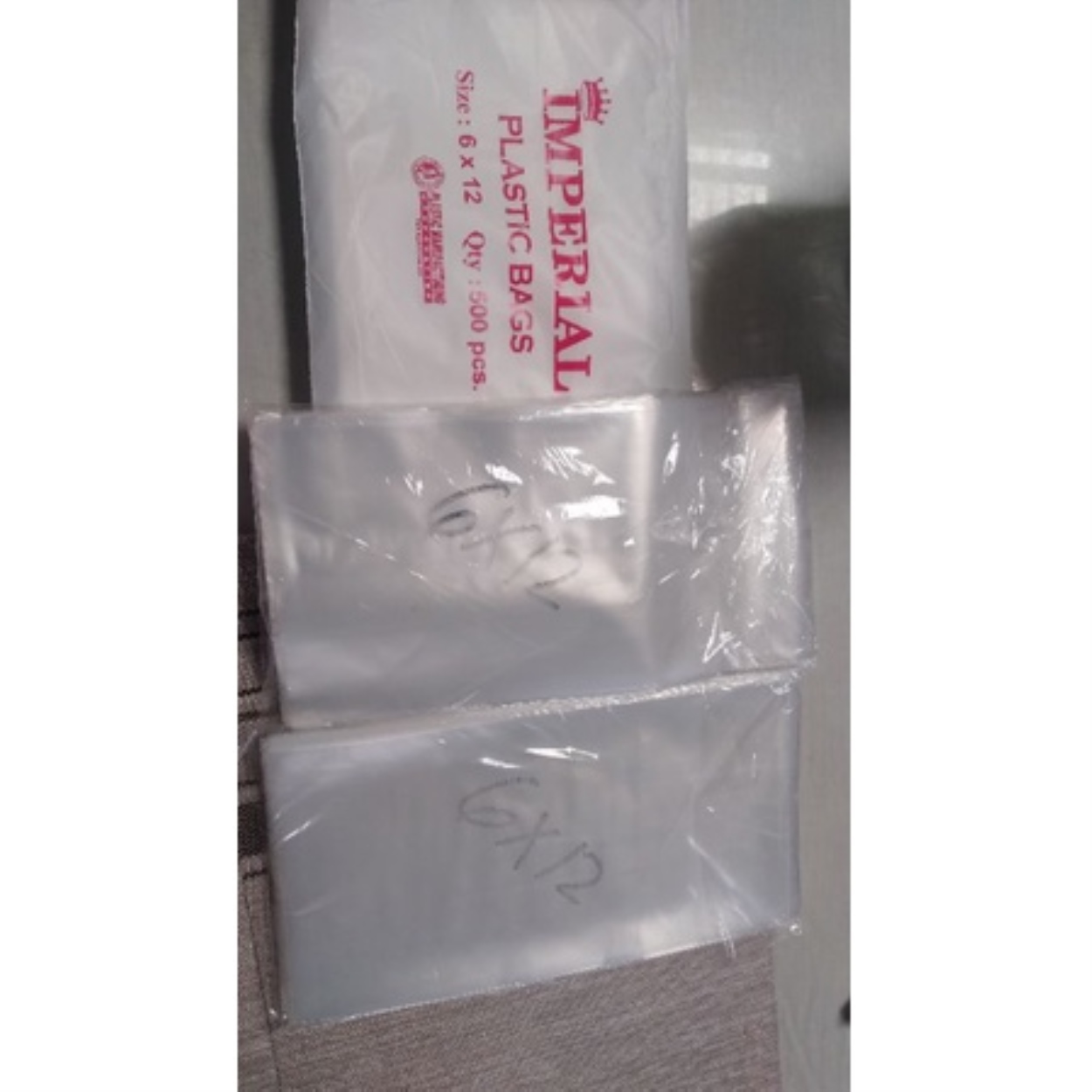 Polyethylene PE Plastic Bag .002 Thickness 100 pcs Imperial Brand ...
