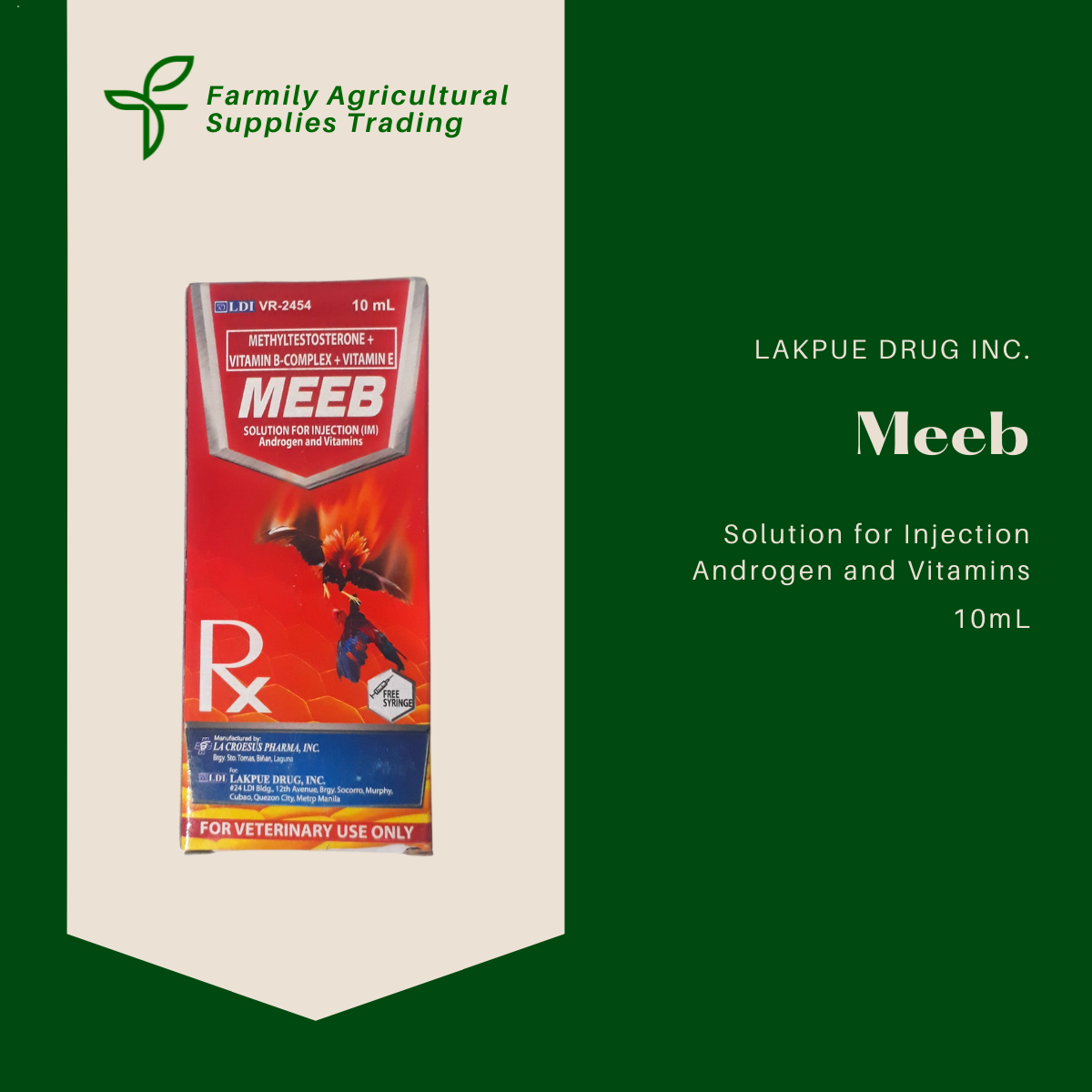 Lakpue Drug Inc. Meeb 10mL | Lazada PH
