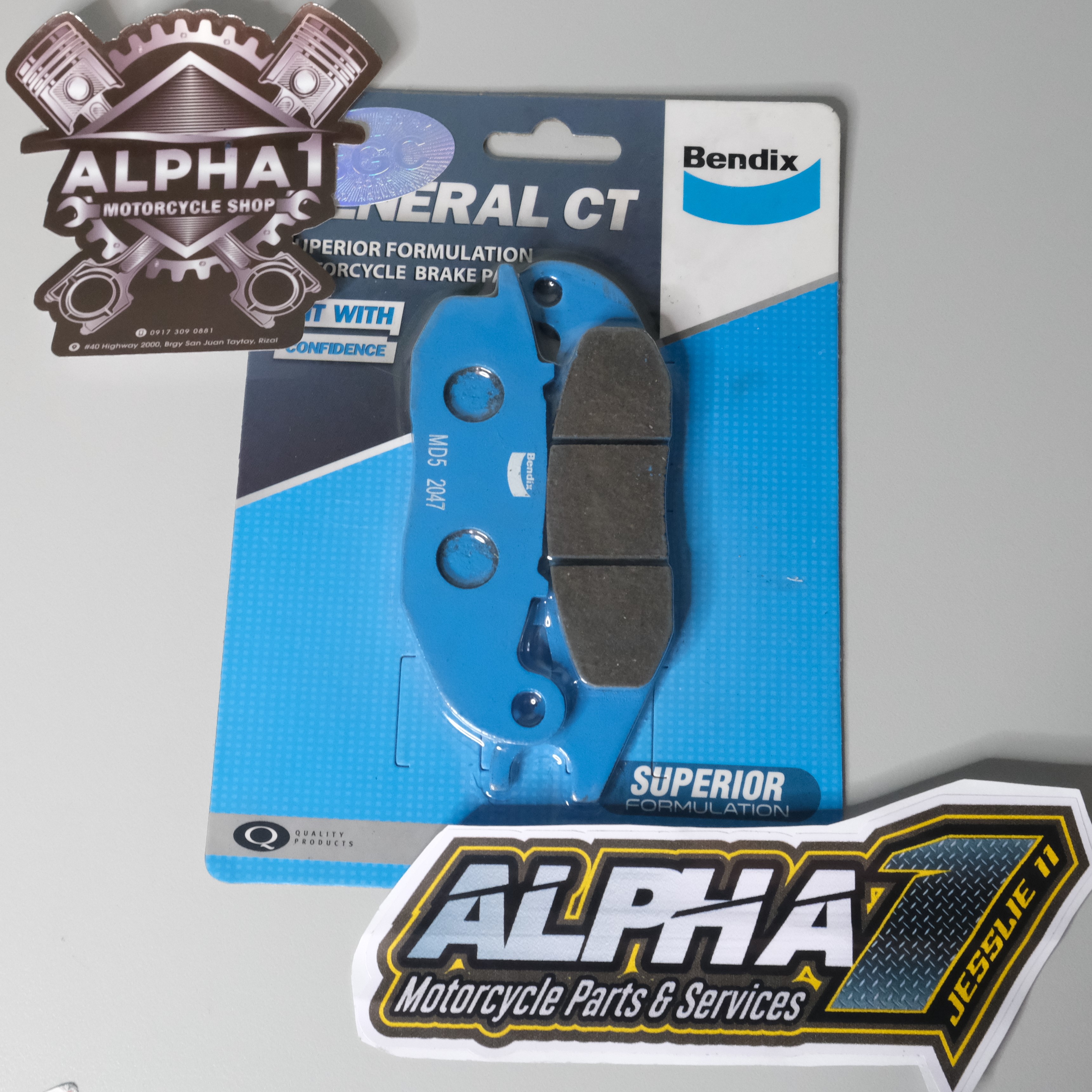 BENDIX BRAKE PAD MD80 for Click 125i V2/Game Changer / Click 150i V2 ...