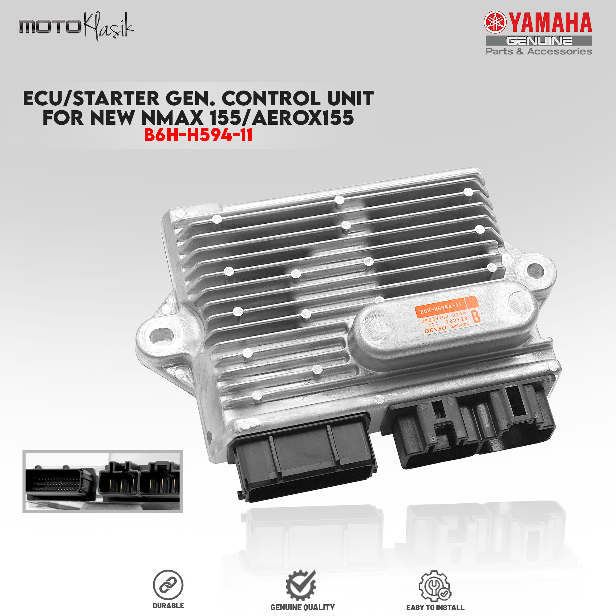 YAMAHA GENUINE CDI FOR YAMAHA NMAX 155 / AEROX 155 (CAPACITOR DISCHARGE IGNITION BOX) 48 PINS ...