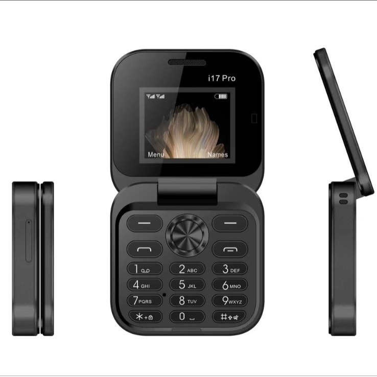 Monster i17 Mini Dual SIM Flip Phone Keypad Phone 800mAh Battery Basic ...
