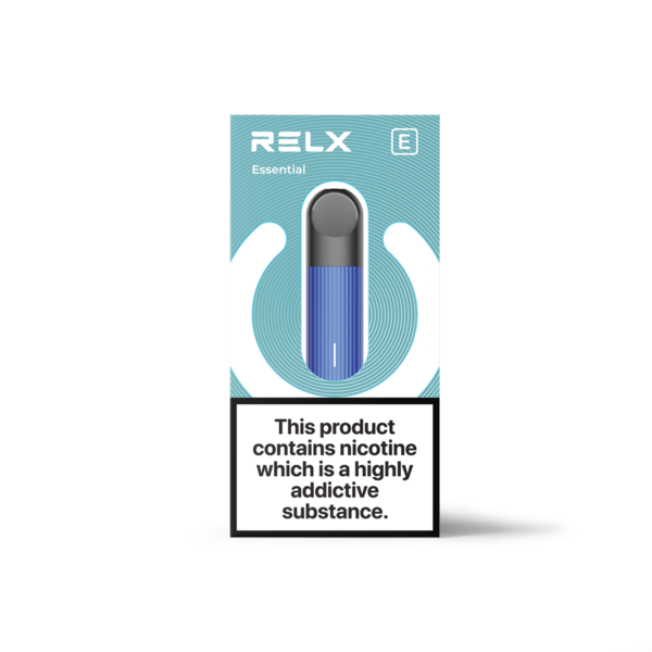 RELX ESSENTIAL BLUE GLOW Device For RELX Pro Pods Simple Easy Charging ...