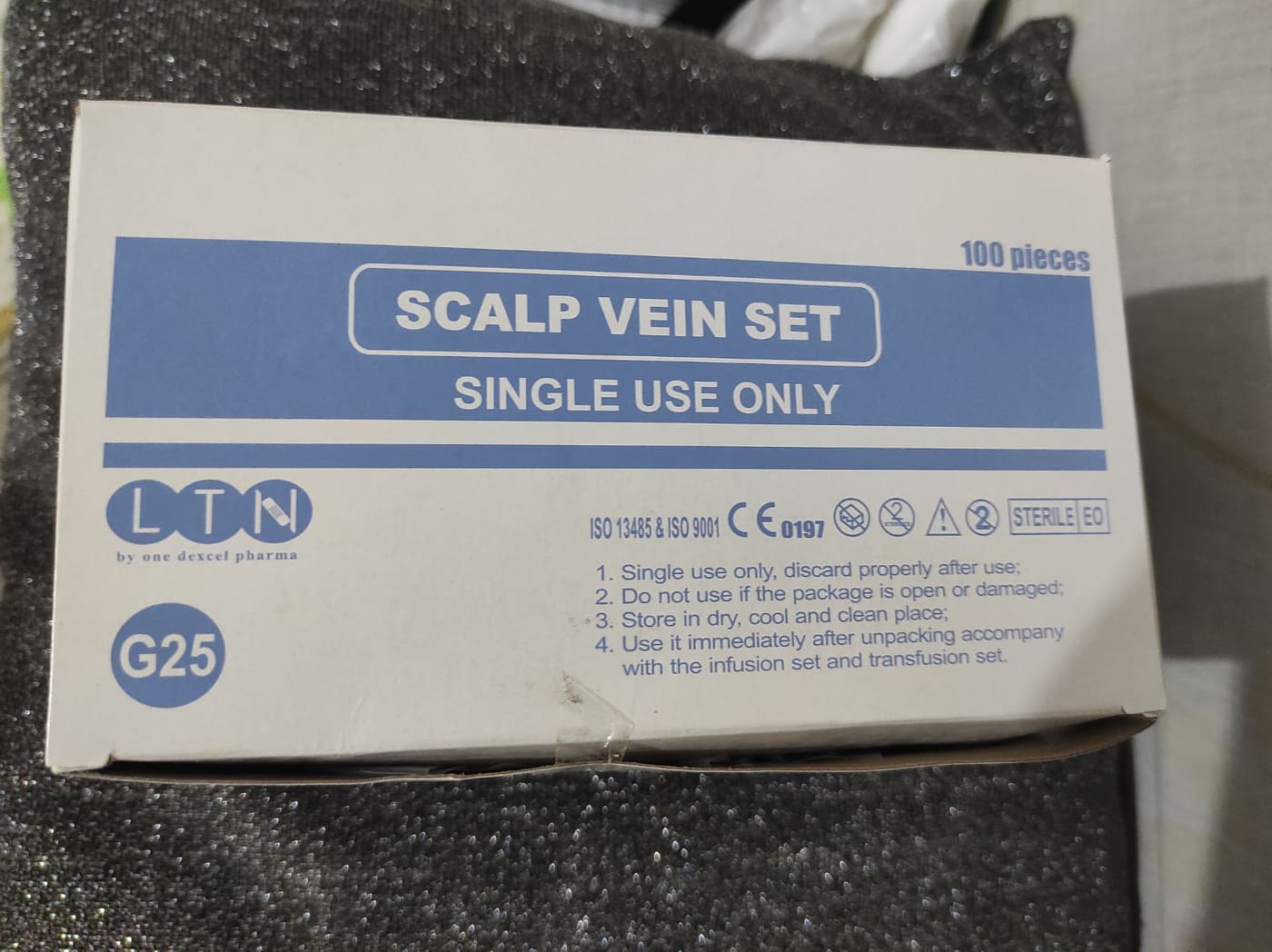 Scalp Vein Set Butterfly G25 Butterfly Needle / Butterfly Winged ...