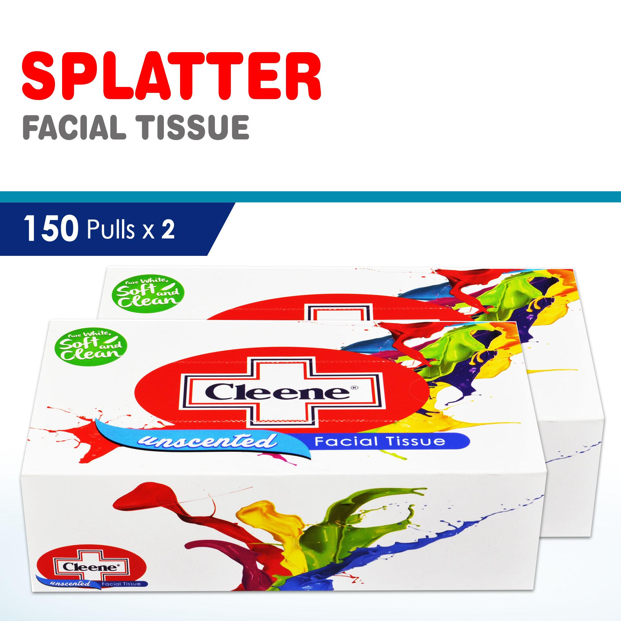 Cleene Facial Tissue Splatter 150 Pulls 2s | Lazada PH