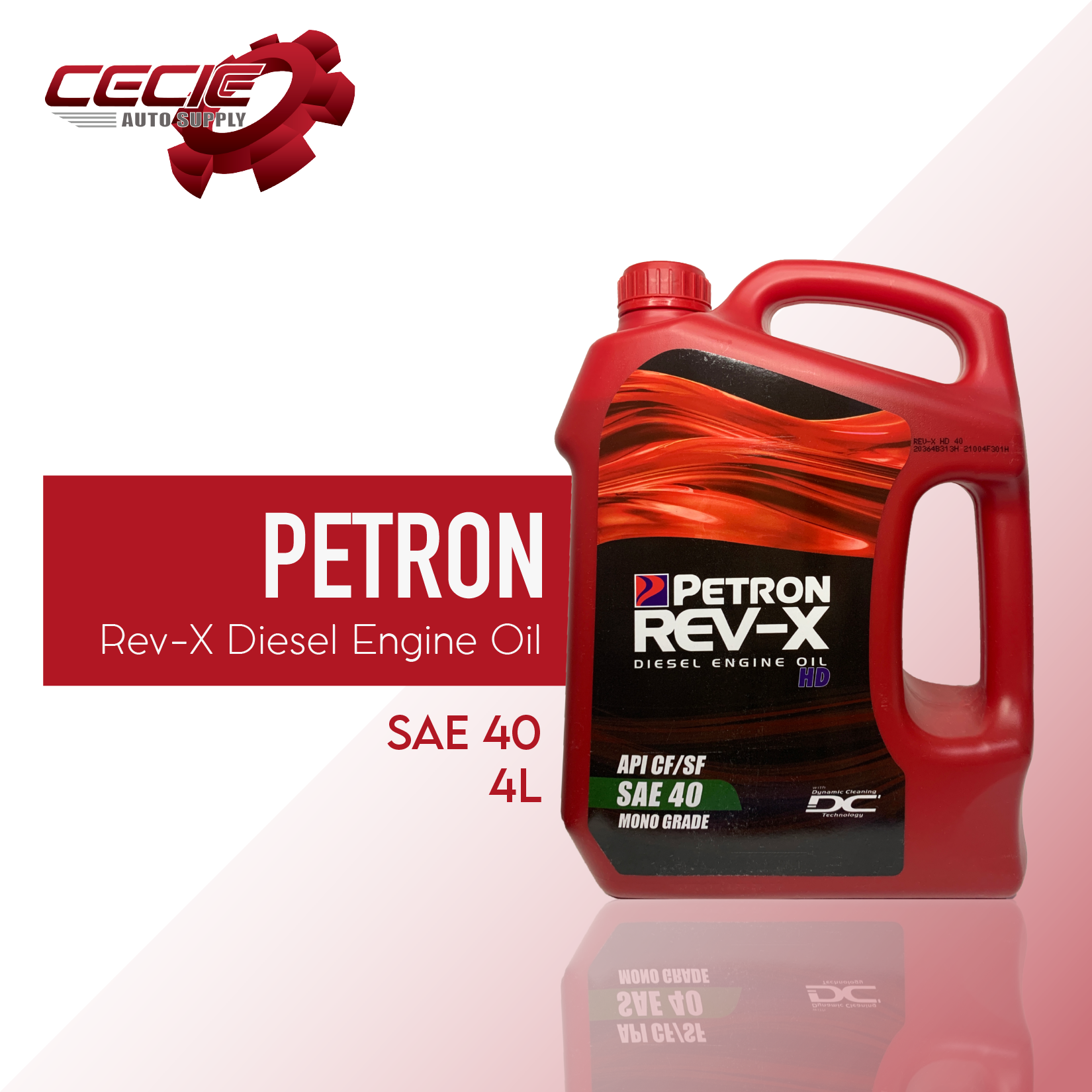 Petron Rev-X Diesel Engine Oil SAE-40 (4L) | Lazada PH