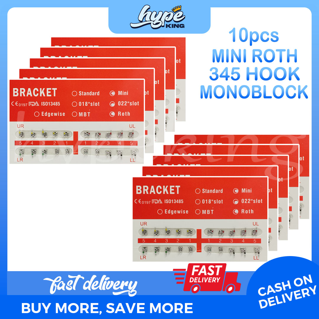 MIM Mini Roth Bracket 022"slot (345 HOOK) | Lazada PH