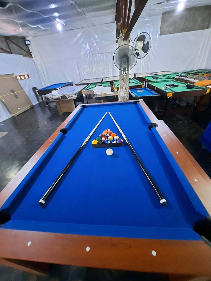 4x7 3in1/ 7FT POOL DINING PING PONG TABLE WITH 2 PCS BENCH SET / PING ...