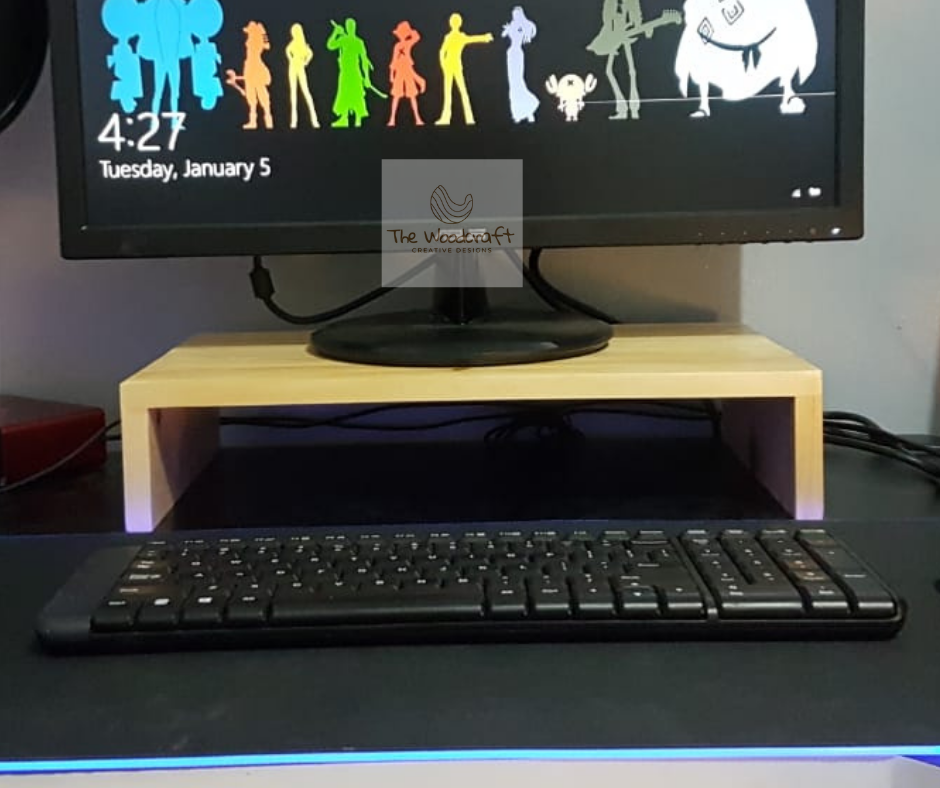 Wooden Monitor Riser Stand Laptop Riser Stand | Lazada PH