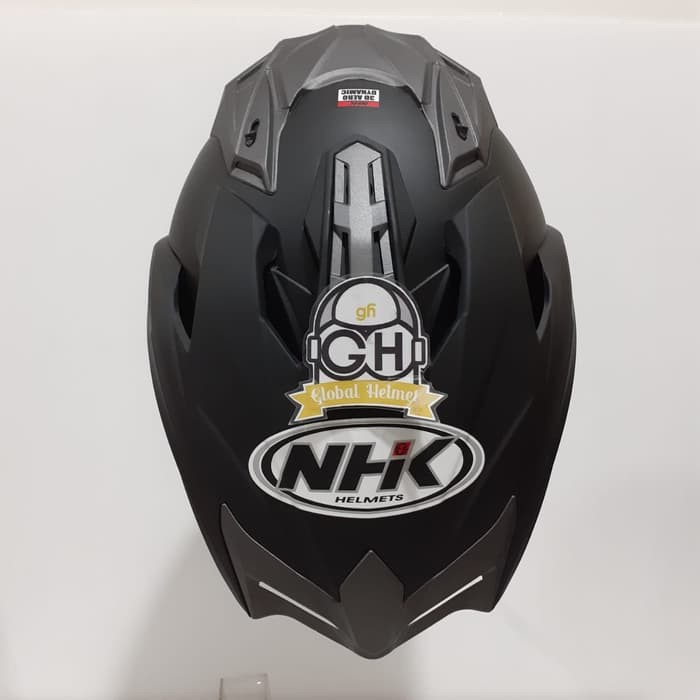 [COD]Helmet HALF FACE NHK PREDATOR CRYPTON SOLID BLACK DOFF DOUBLE ...