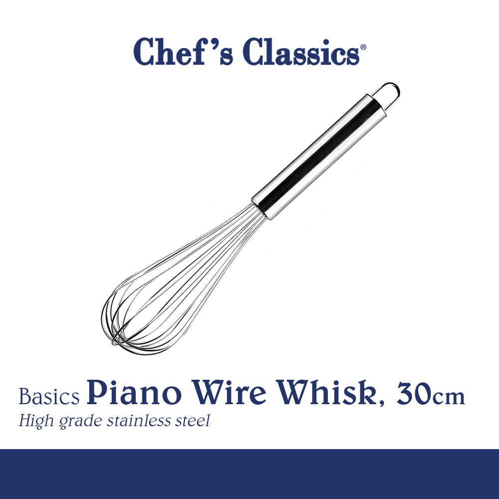 Chef's Classics Basics Stainless Steel Piano Wire Whisk, 30cm | Lazada PH