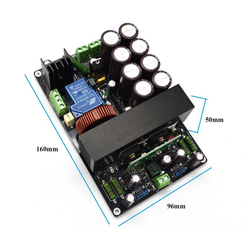 HIFI High Power IRS2092+IRFB4227 Mono 1000W Digital Power Amplifier Board Class D Stage Power ...