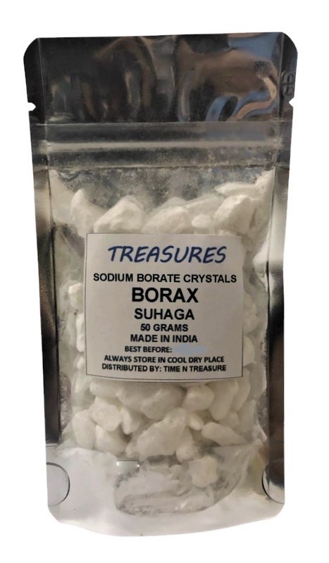 Treasures Borax - Sodium Borate Crystals - Suhaga - 100% Pure From ...