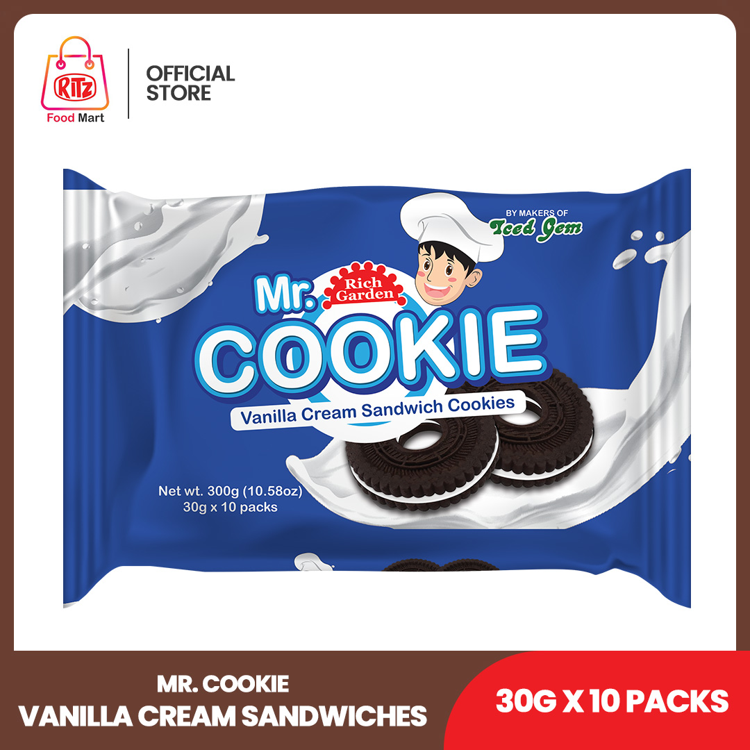 Mr. Cookie Vanilla Cream Sandwiches (10 packs) | Lazada PH