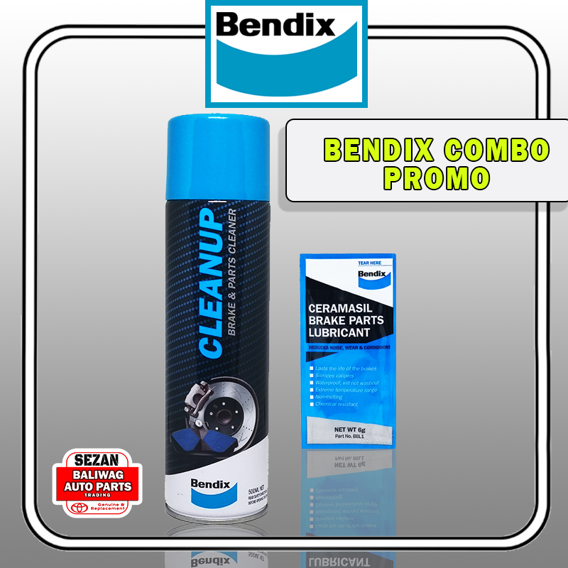 BENDIX COMBO PROMO BRAKE CLEANER 500ML PLUS CERAMASIL BRAKE PASTE PARTS LUBRICANTS 6 GRAMS BBC-5 ...