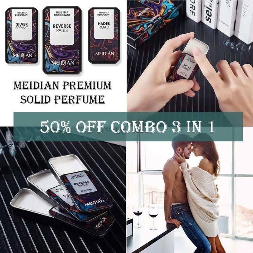 3 Piece Set MEIDIAN Unisex Wax Perfume | Portable Classy Luxurious ...