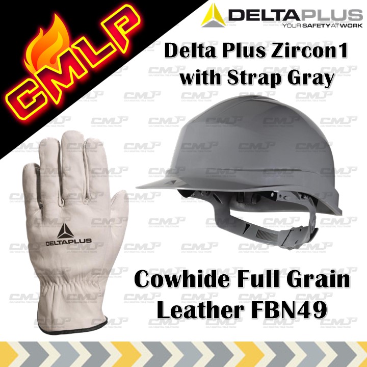 Delta Plus Cowhide Full Grain Leather FBN49 with Delta Plus UV ...