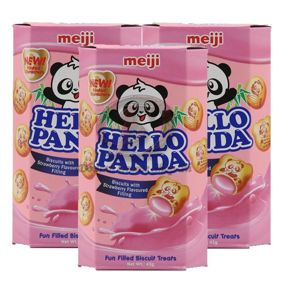 Hello Panda Strawberry 43g 3 box | Lazada PH