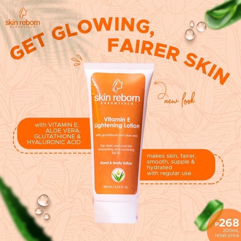 SKIN REBORN VITAMIN E LIGHTENING LOTION | Lazada PH