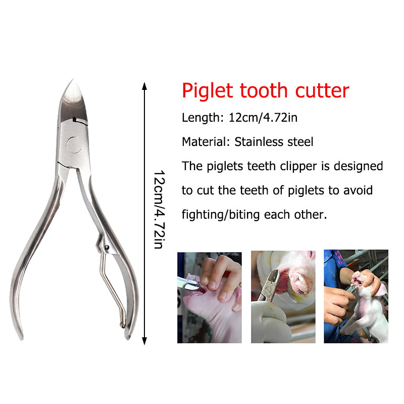 3 in 1 Pig kit (Piglets teeth cutter + Piglet tail cutter + Pig ...