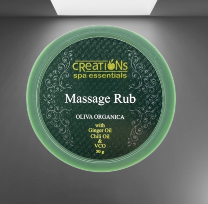 Creations Spa Essentials Massage Rub (50g) - OLIVA ORGANICA | Lazada PH