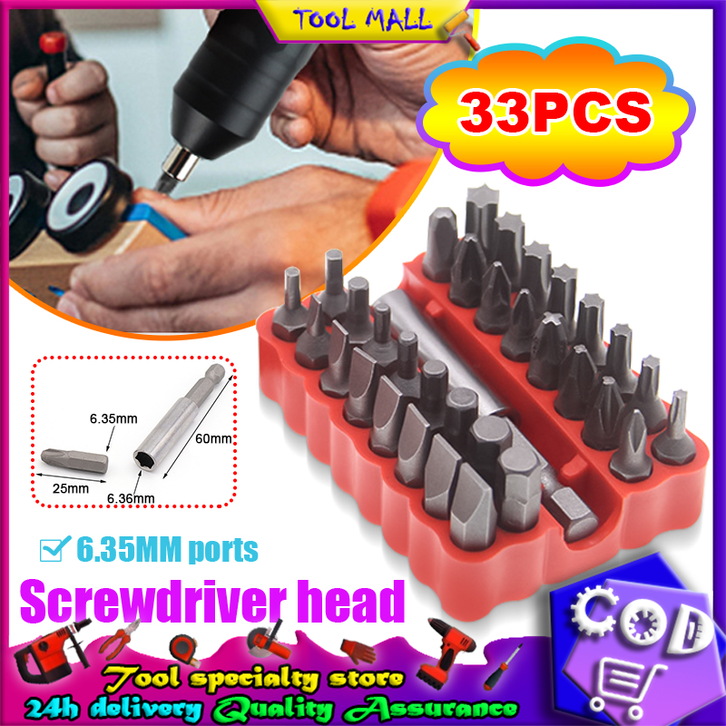 33pcs Hex Star Bit Set with Magnetic Holder for Any Drills Screwdriver ...