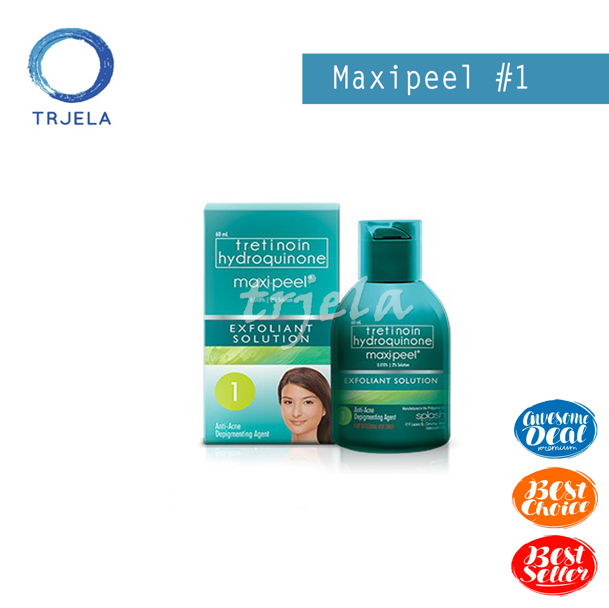 Maxipeel ExFoliant Solution 60ml Get Free Maxipeel Sunblock Cream ...