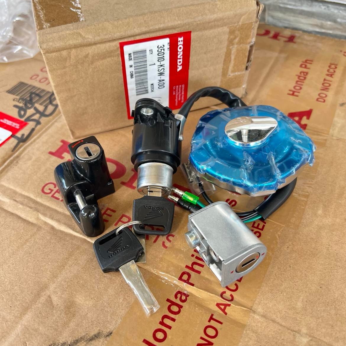 [Honda Genuine] TMX 125 Alpha Ignition Key Set | Lazada PH