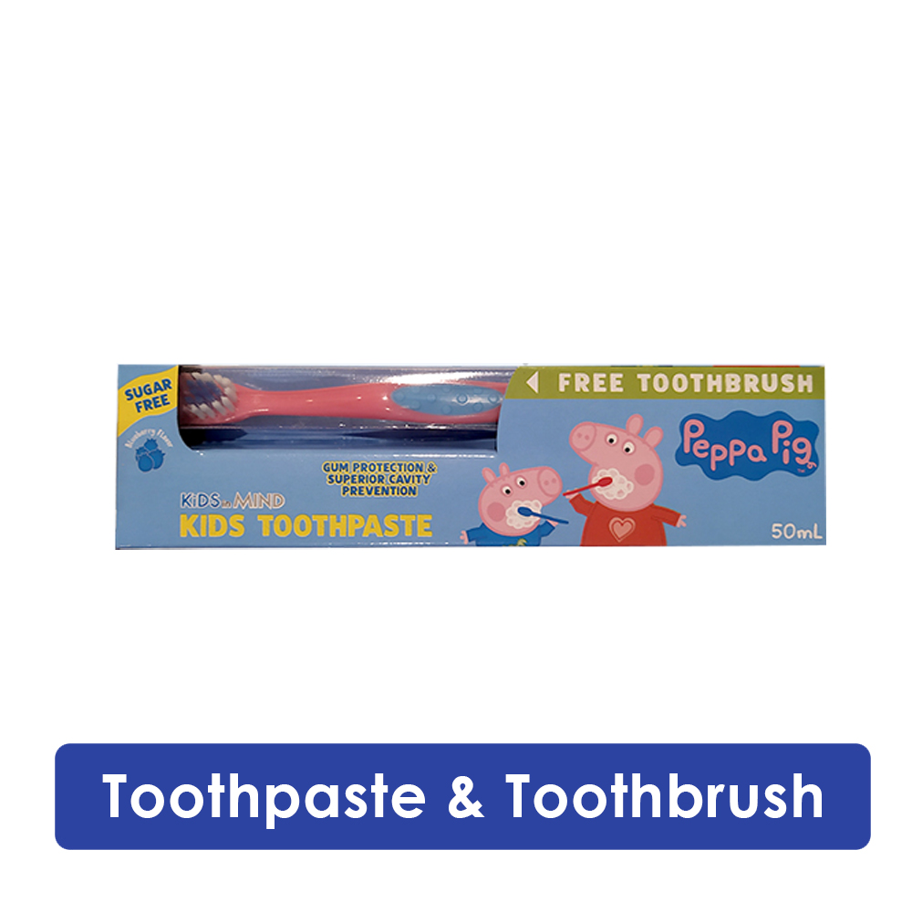 Peppa Pig Toothpaste & Toothbrush | Lazada PH