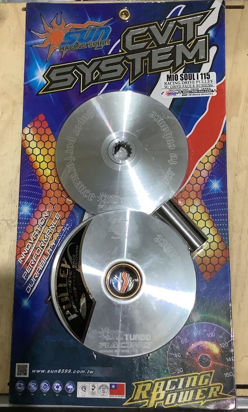 MIO SOULi 115 PULLEY SET WITH DRIVE FACE SUN RACING | Lazada PH