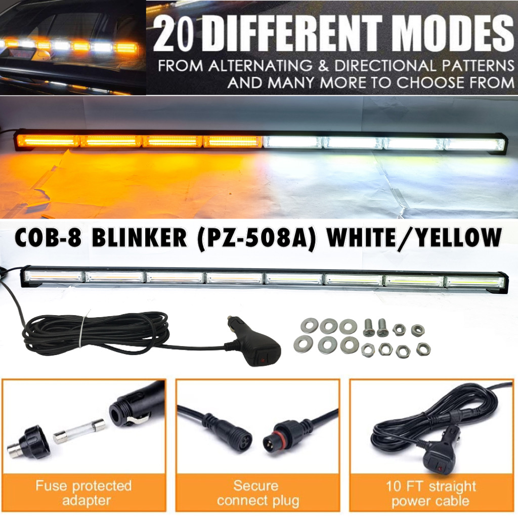 CPO.PH 117.5cm COB 8 LED 20 Mode Flashing Strobe Modes Emergency ...