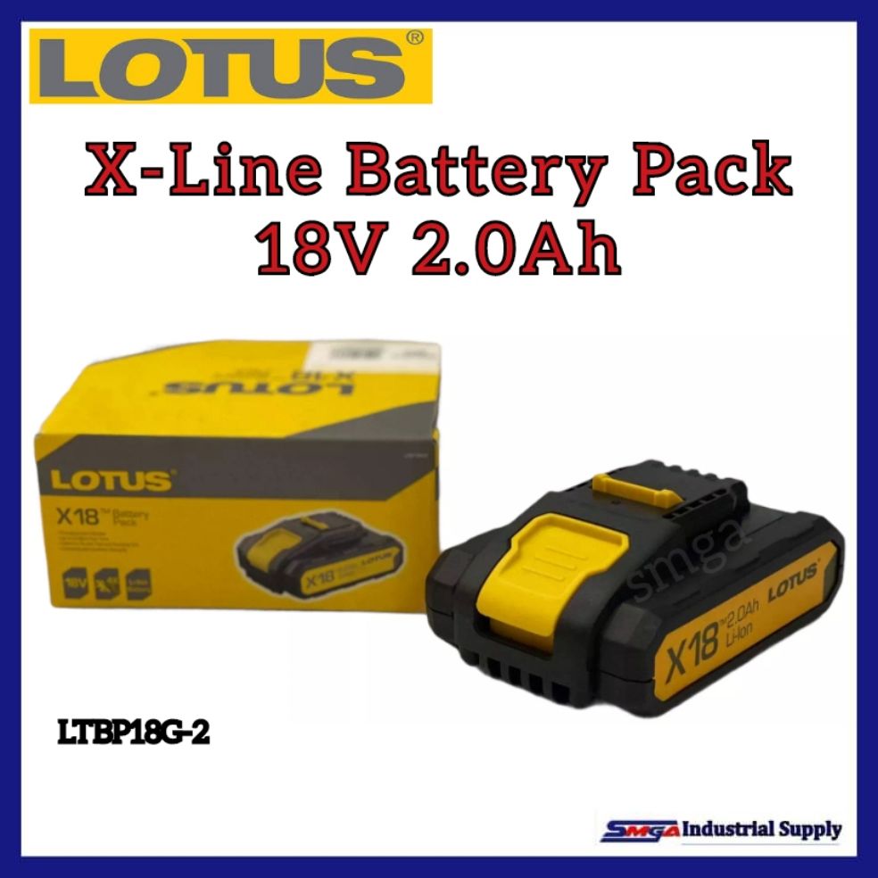 Lotus X-Line Battery Pack 18V 2.0Ah | Lazada PH