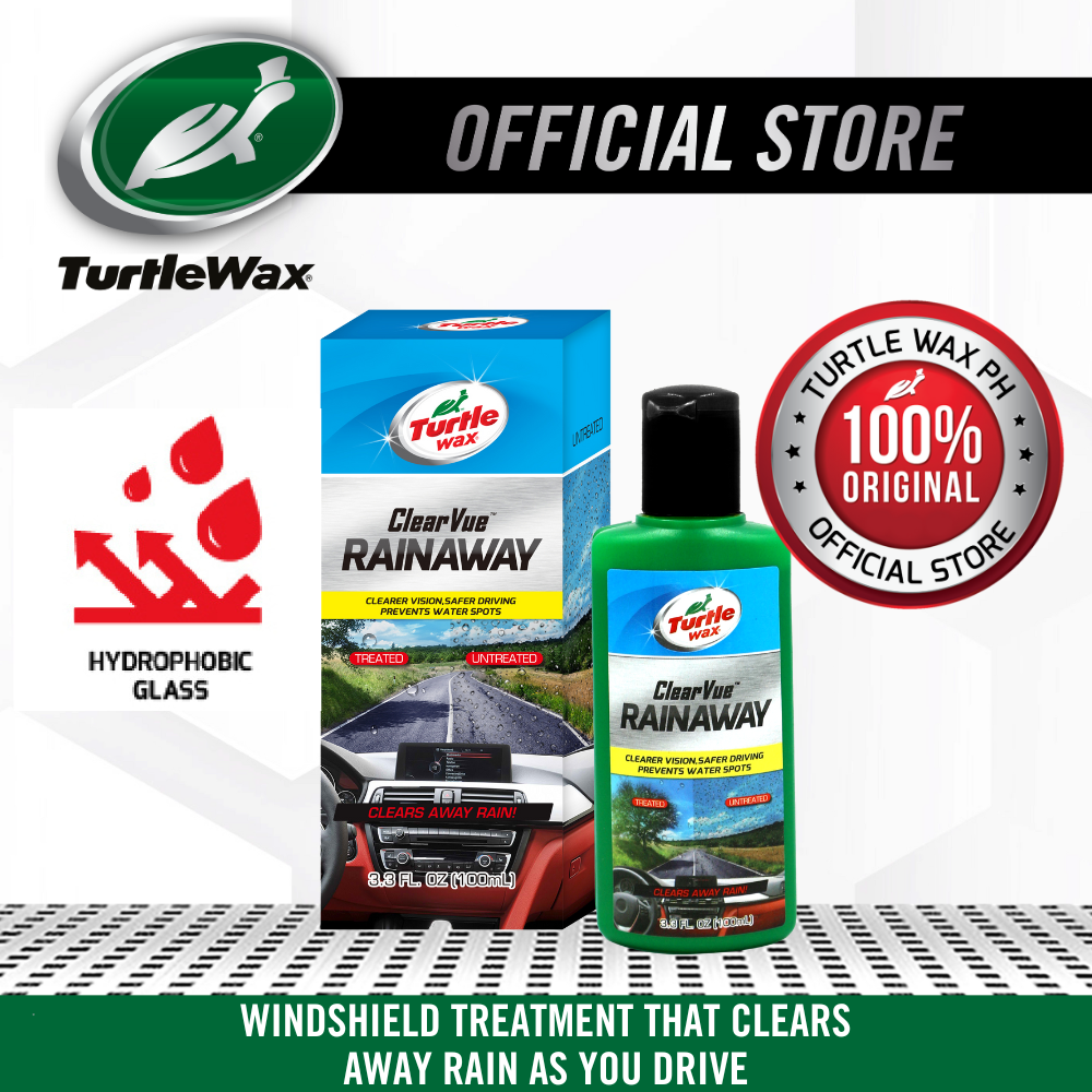 Turtle Wax Clearvue Rain Away Windshield Treatment 100 ml HP554 (RDMH ...