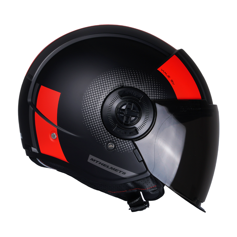 MT VIALE SV GD - PHANTOM Open face Dual Visor (FREE Clear Visor ...
