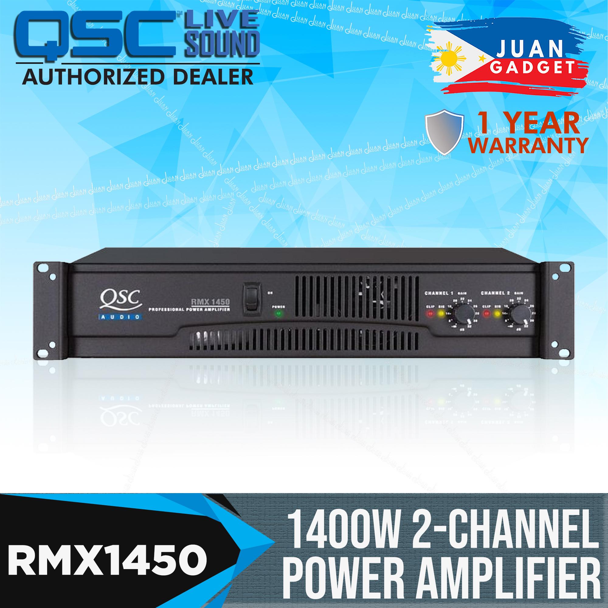 QSC RMX 1450 1400w 2 Channel Power Amplifier | JG Superstore | Lazada PH