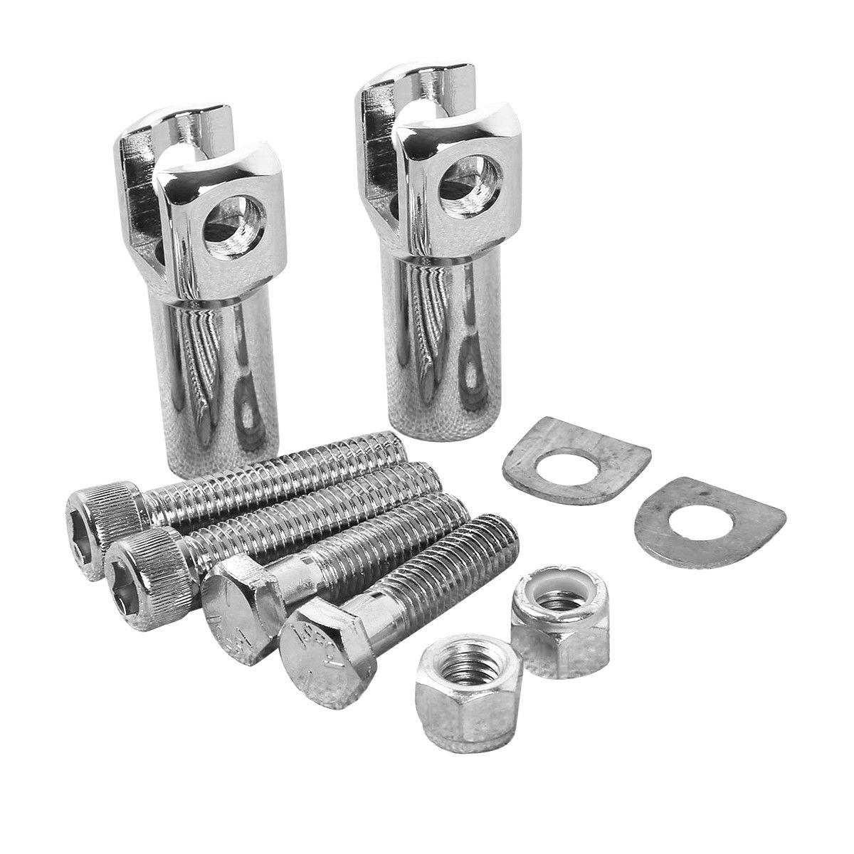 Passenger Foot Peg Supports Mounts Clevis Kits Fits for Harley 2000 ...