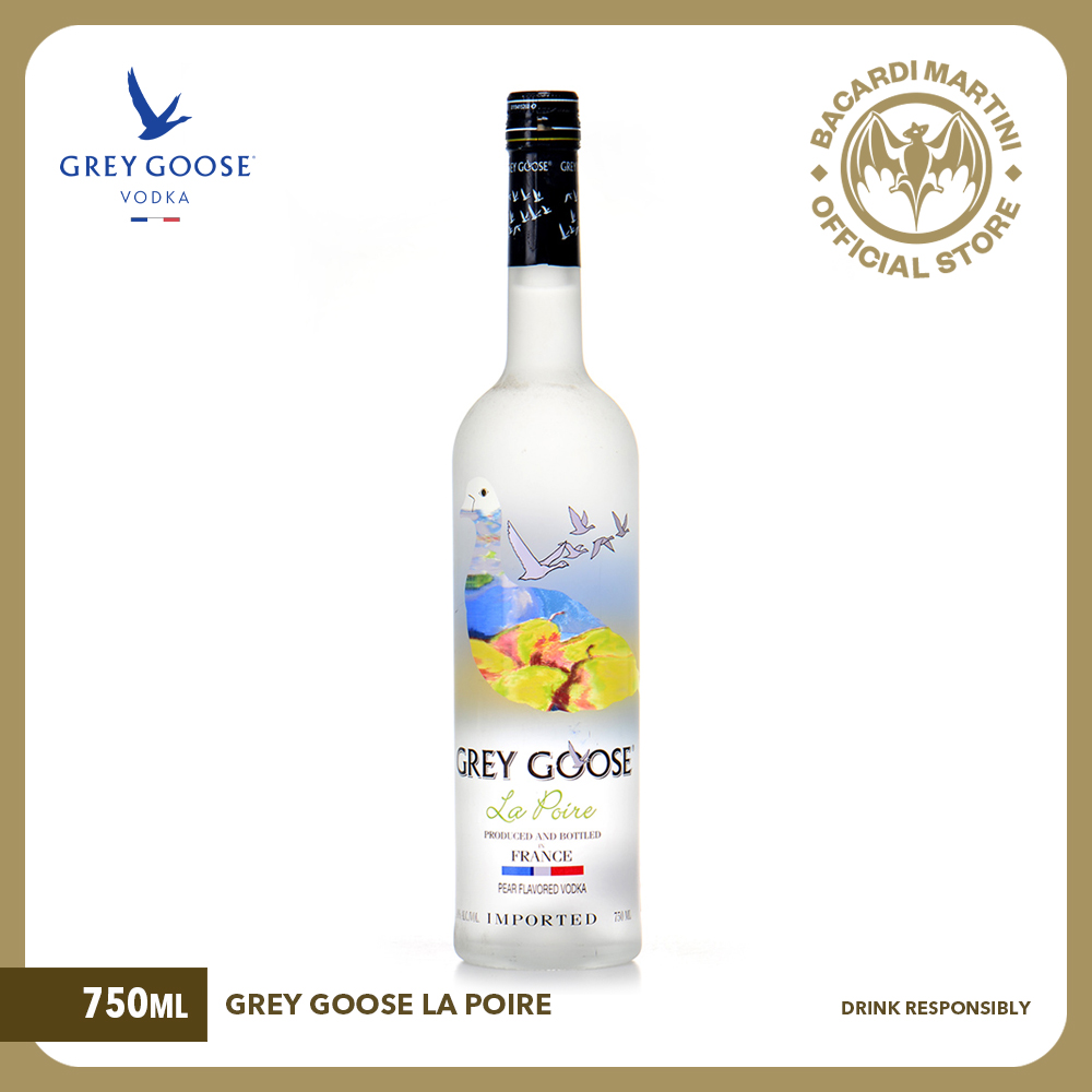 GREY GOOSE La Poire Premium Flavoured Vodka - 750ml, 40% ABV ...