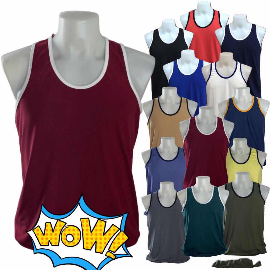 Cotton Spandex Plain Sando For Men | Lazada PH