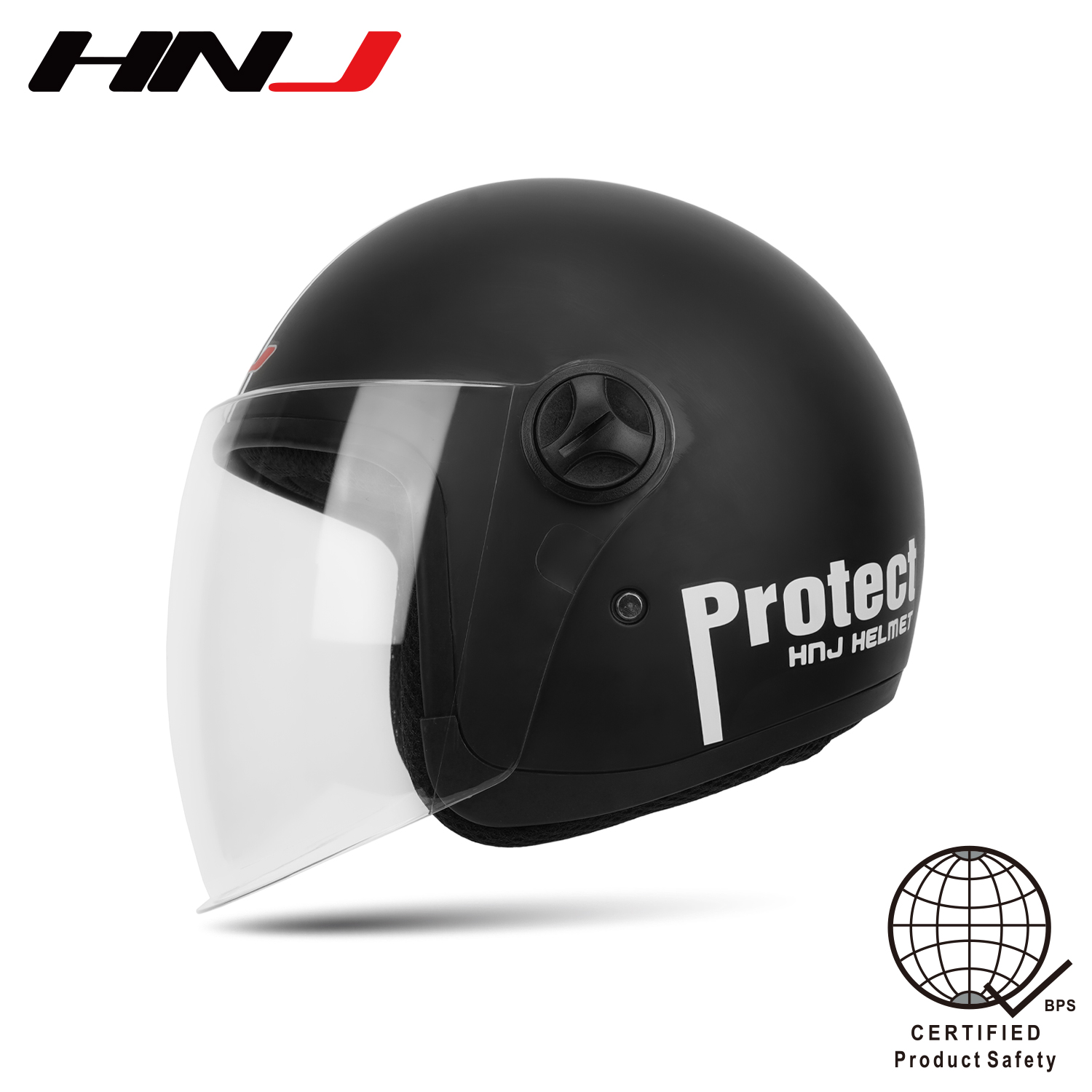 HNJ A922 Motorcycle half face helmet with icc bps open helmet man and ...