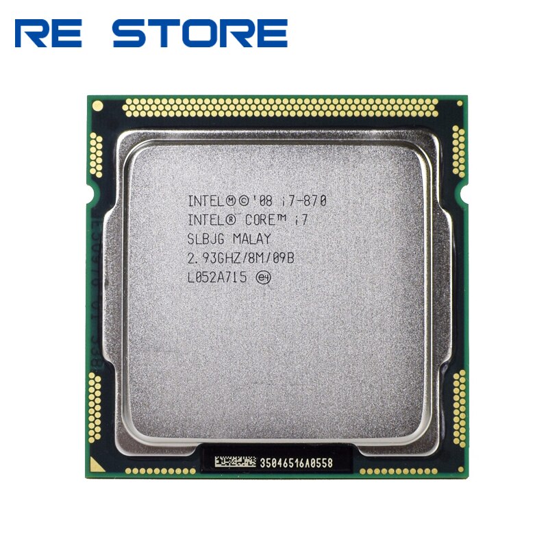 โปรเซสเซอร์ Intel Core I7 870 Quad Core 2.93GHz 95W LGA 1156 8M Cache ...