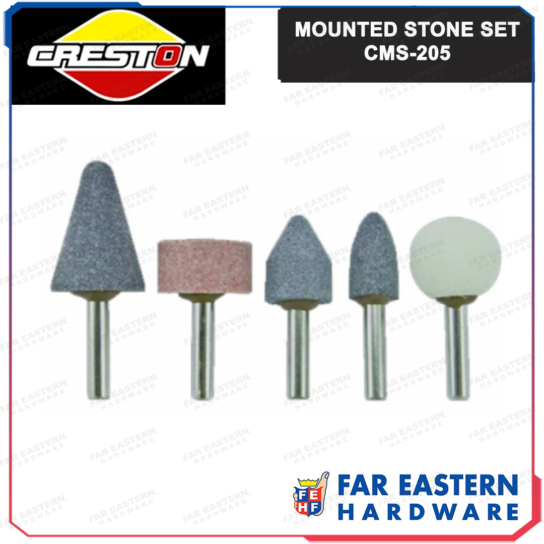 CRESTON Mounted Grinding Stone 5pcs Set CMS-205 CRAC | Lazada PH