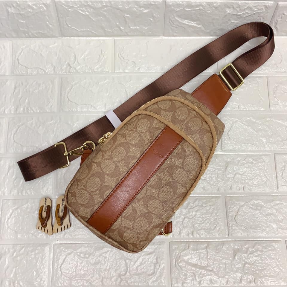 Coach Body Bag Chest Bag Leather | Lazada PH